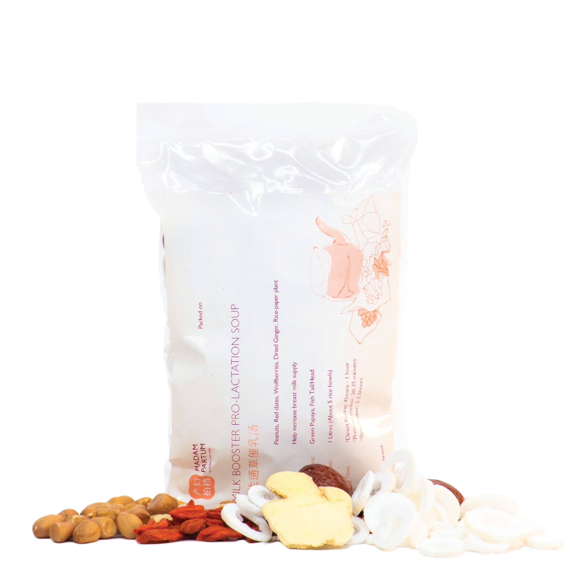 Pro Lactation Rice Paper Pith Herbal Soup - Madam Partum