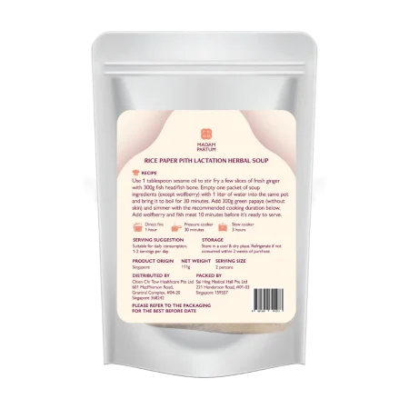 Rice Paper Pith Lactation Herbal Soup - Madam Partum