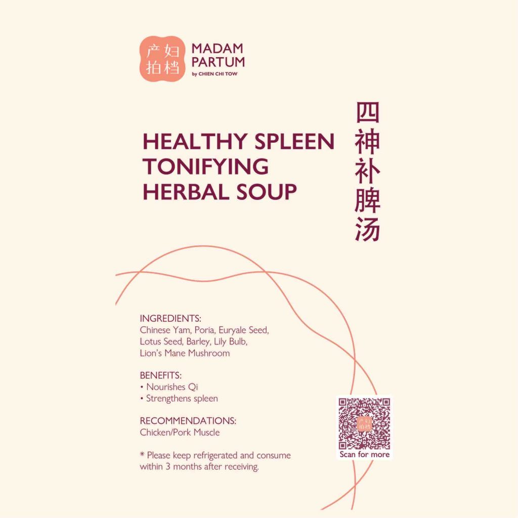 Healthy Spleen Tonifying Herbal Soup | Madam Partum
