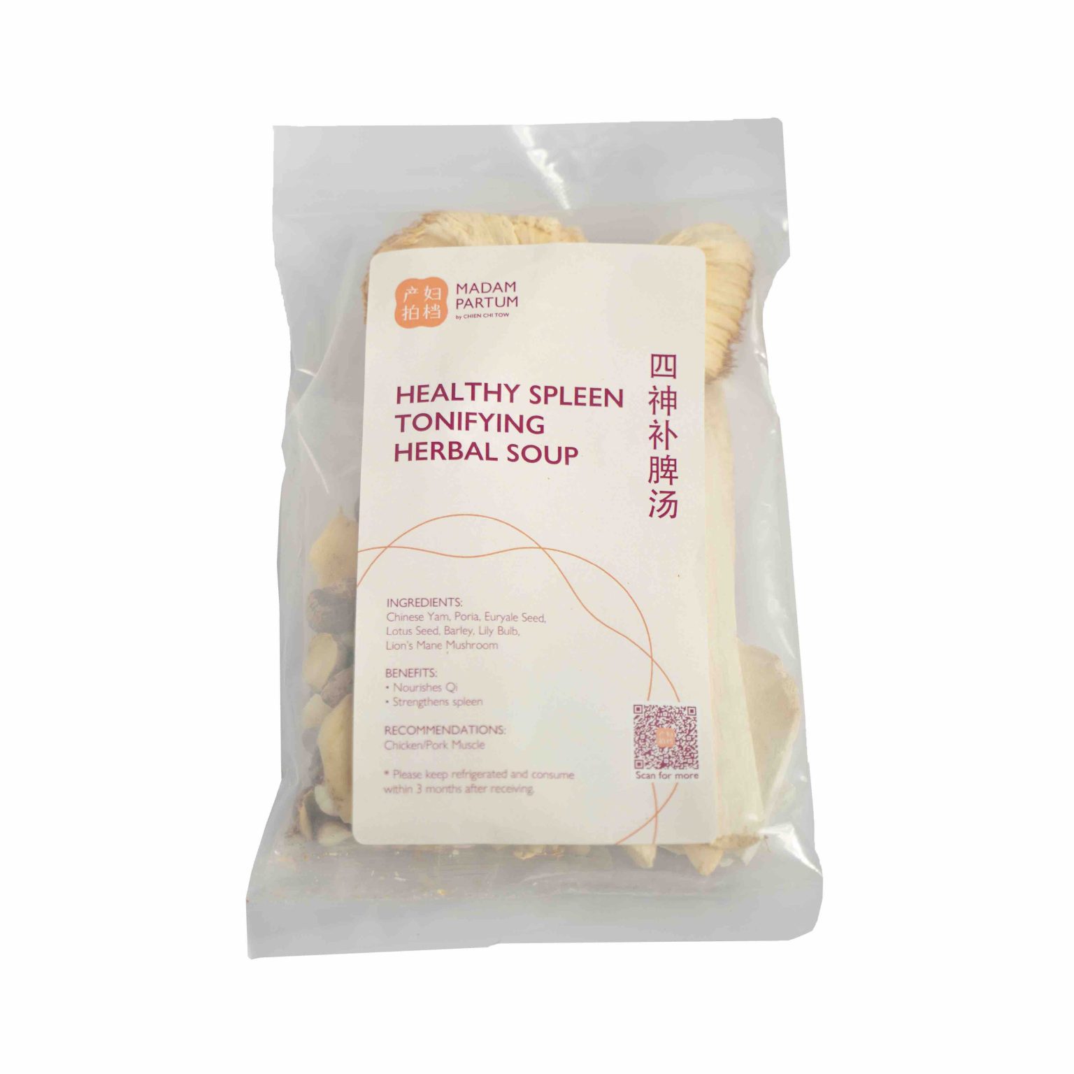 Healthy Spleen Tonifying Herbal Soup | Madam Partum