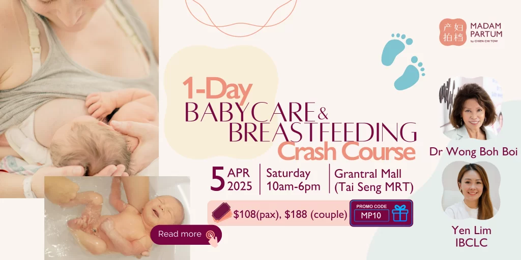 1-Day BabyCare & Breastfeeding Crash Course April - Madam Partum